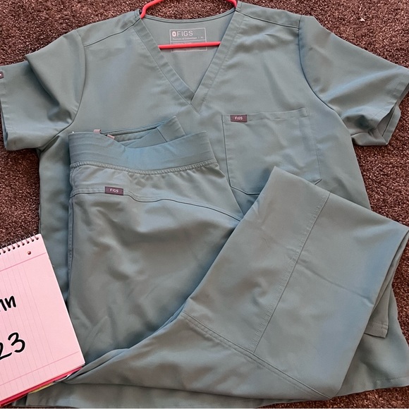 Figs | Pants & Jumpsuits | Aqua Figs Set | Poshmark